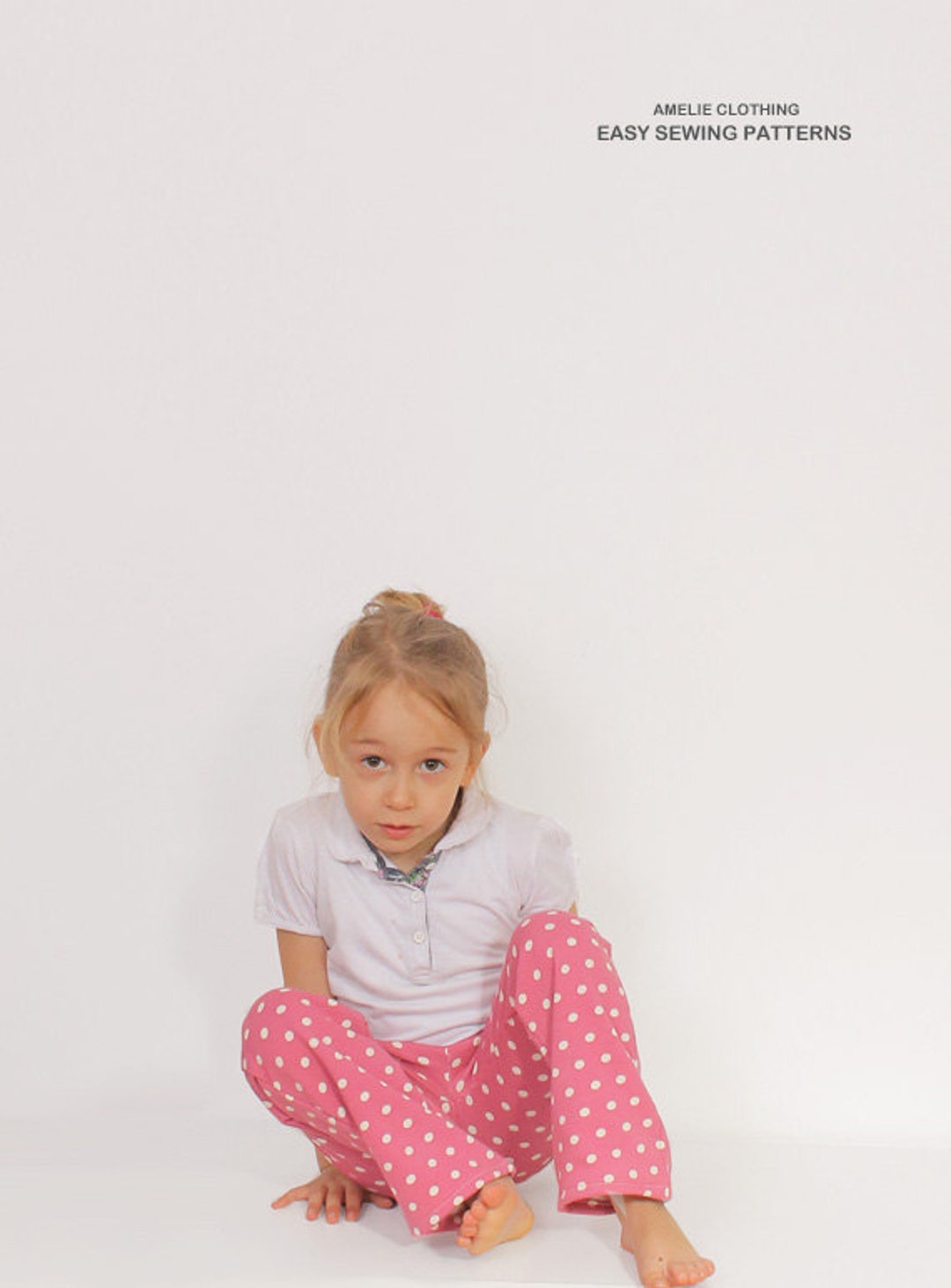 Girls Play PANTS Pattern Pdf - Toddler Stretchy Pants With Side Pockets ...