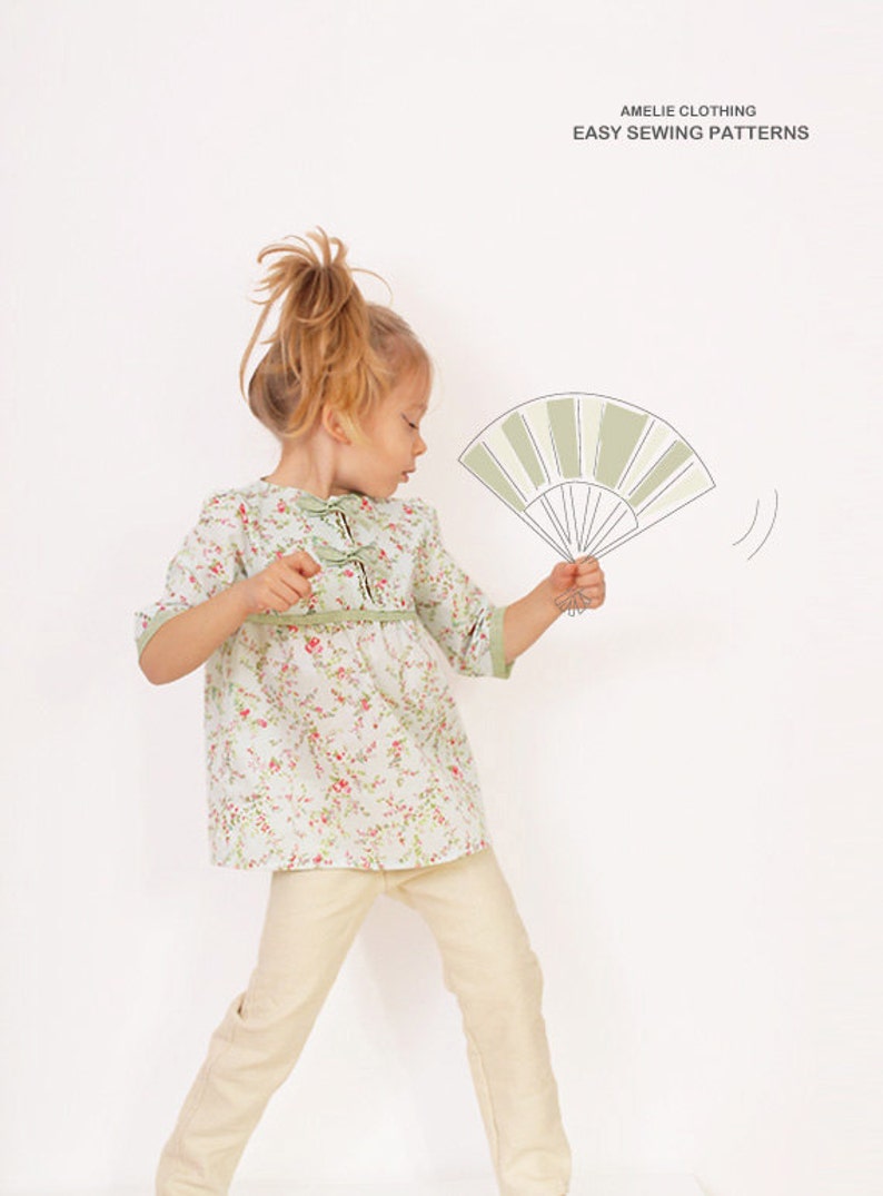 Floral Toddler TUNIC Pattern Pdf Easy Children Sewing - Etsy