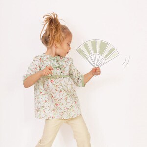 Floral Girls TUNIC Pattern Pdf - Easy Children Sewing Patterns - Sizes ...