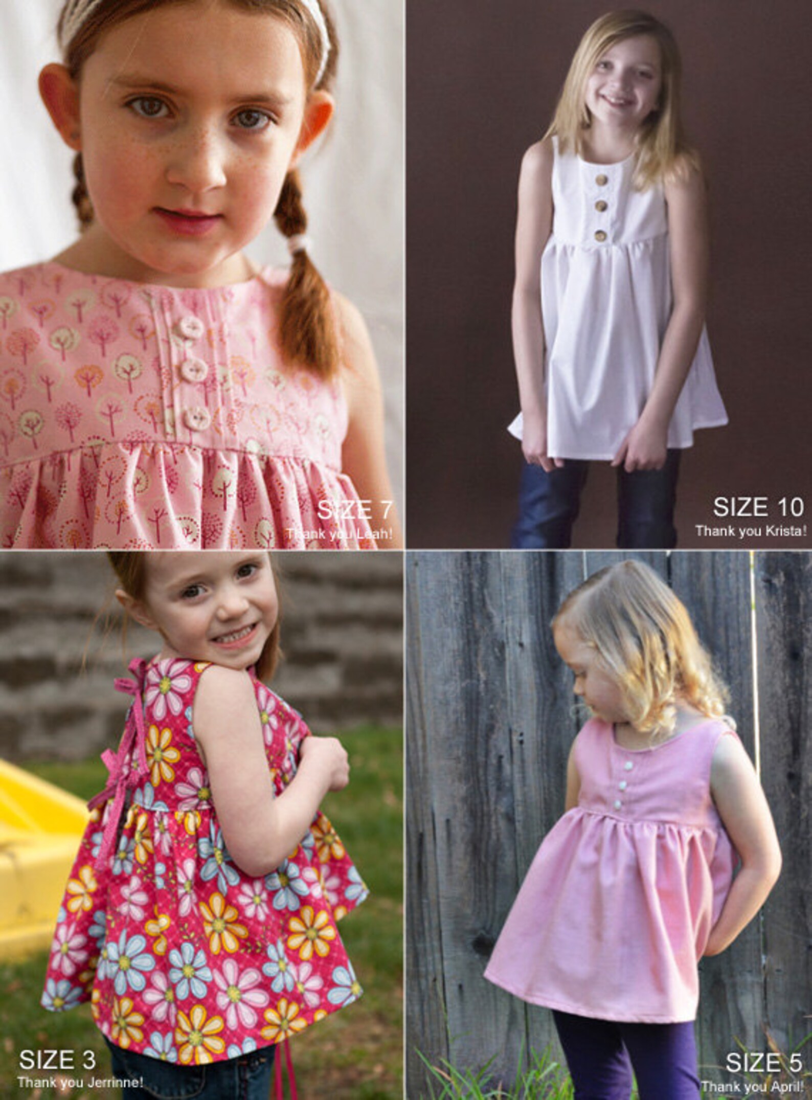 Nikka Toddler TUNIC Pattern Pdf Easy Children Sewing - Etsy