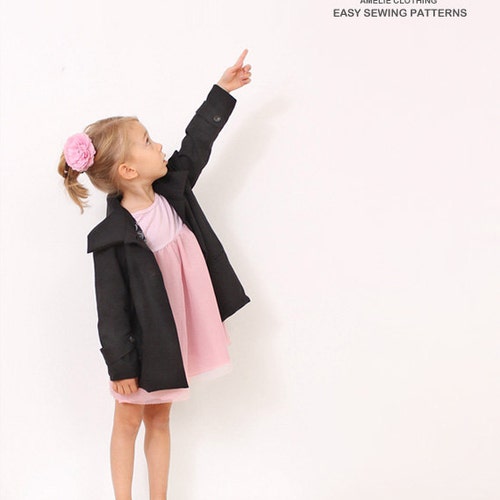 Little Girls COAT Pattern Pdf Children Sewing Patterns - Etsy