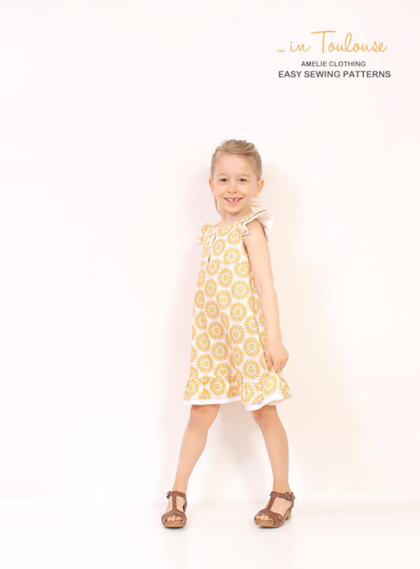 Vintage Toddler A Line DRESS Pattern Easy Childrens Sewing - Etsy