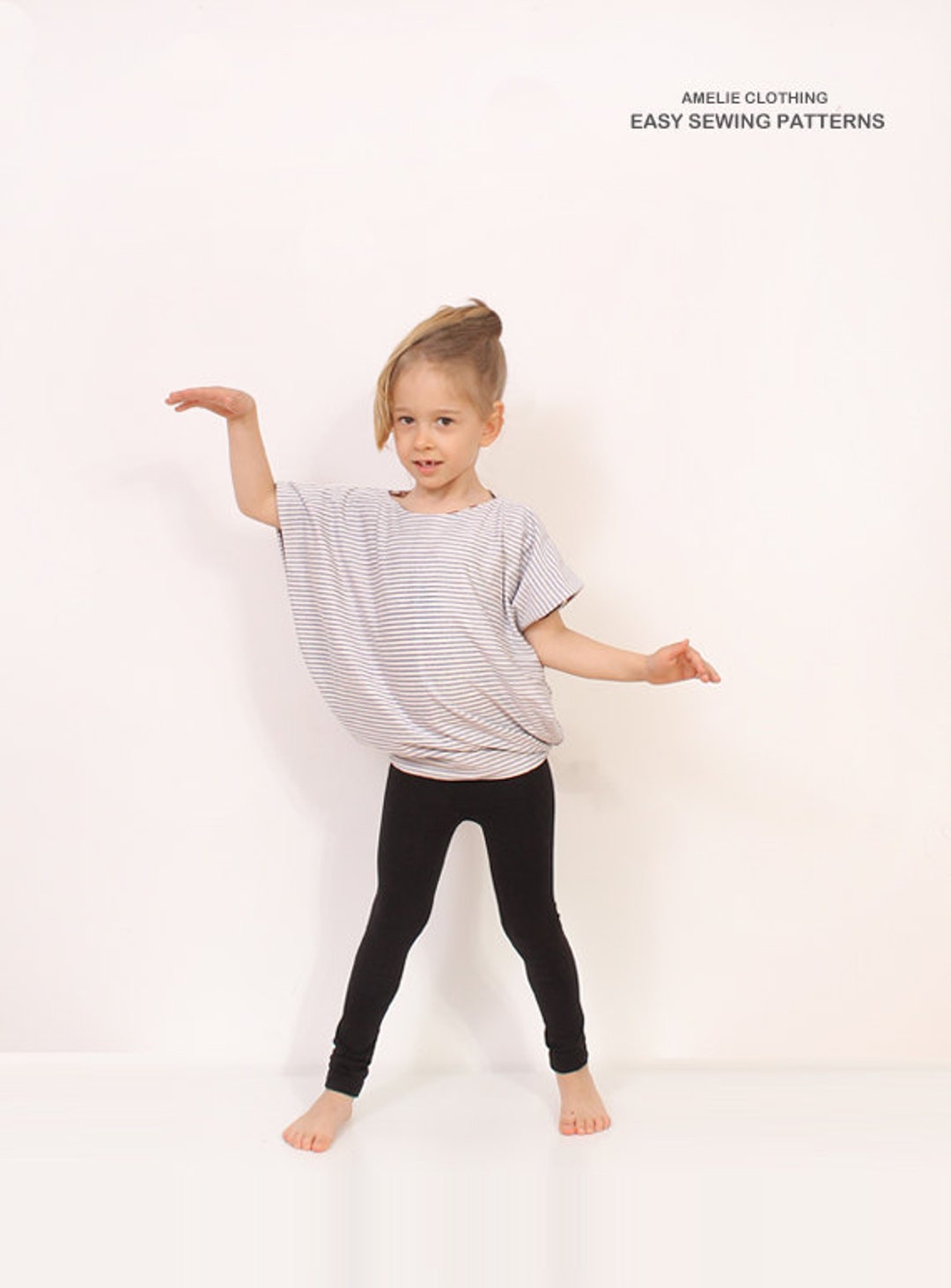 Reversible Simple TUNIC Pattern - Children Tunic Pdf Pattern - Girls ...