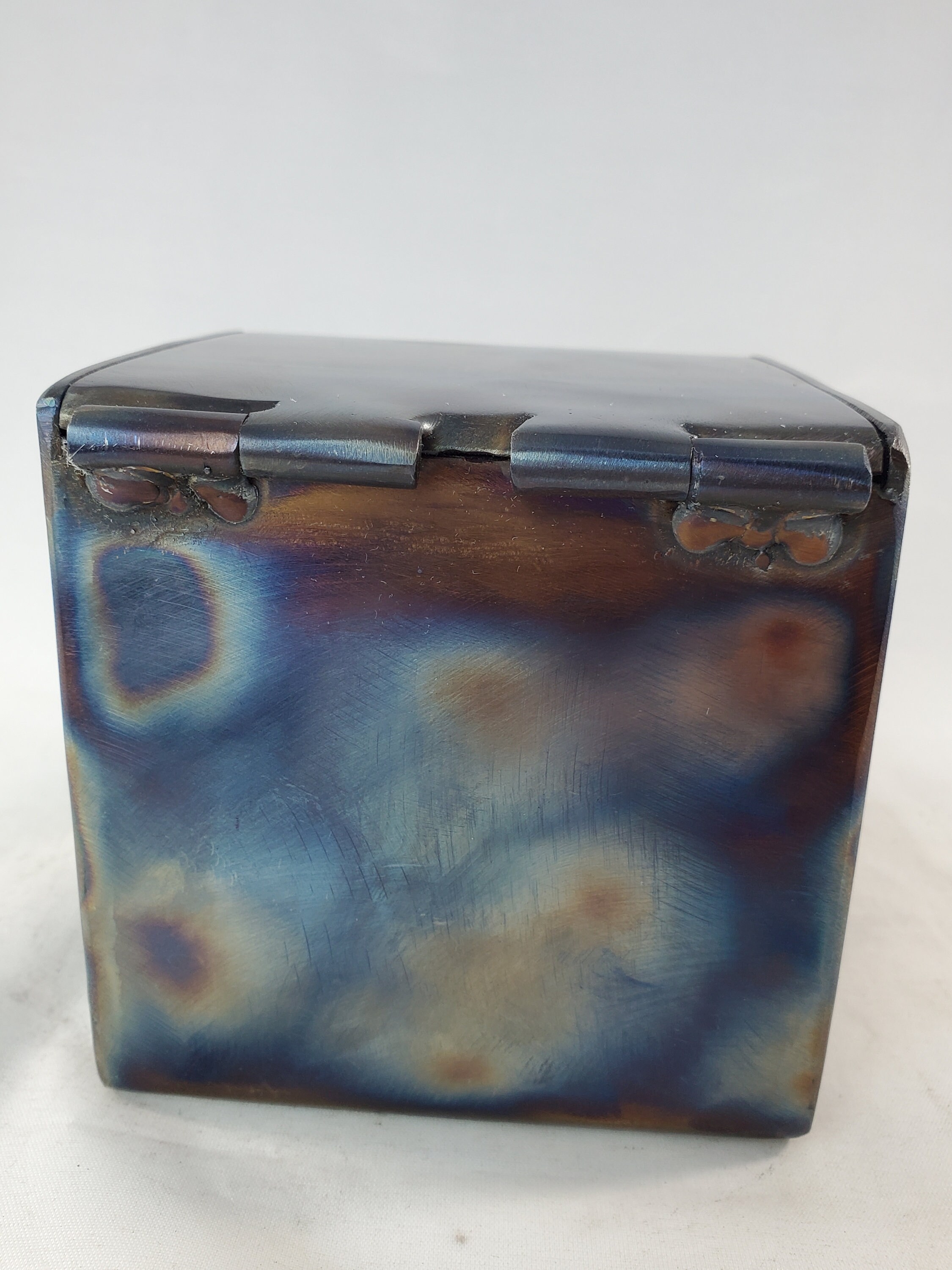 Metal Keepsake Box Gift Box Jewelry Box, 4 Tall 4 Wide, Rivet Handle - Etsy