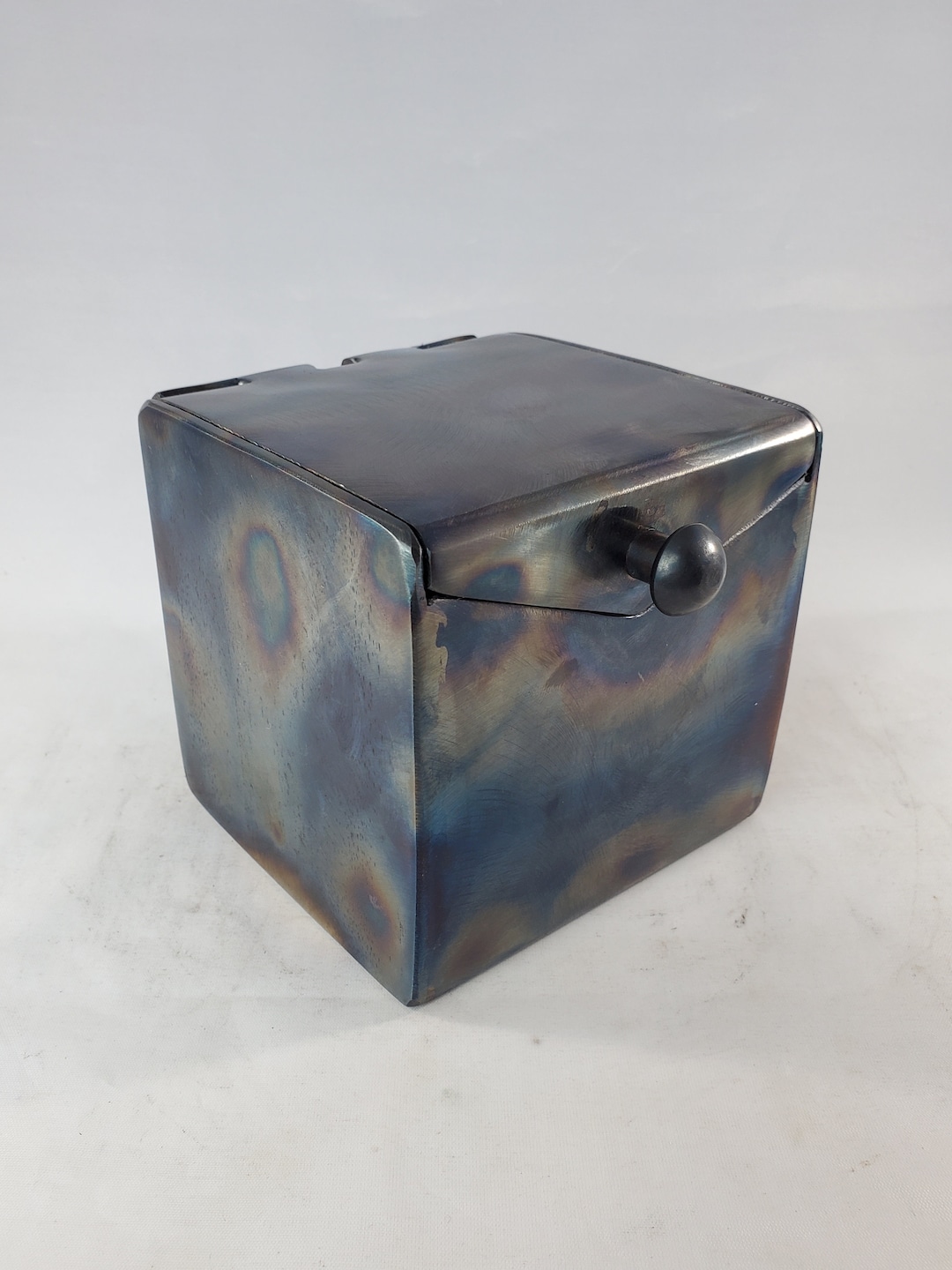 Metal Keepsake Box Gift Box Jewelry Box, 4 Tall 4 Wide, Rivet Handle - Etsy