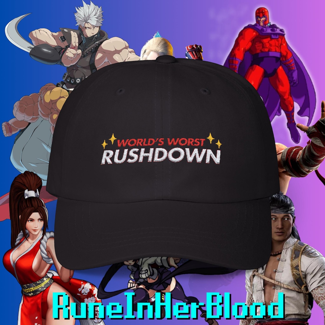 World's Worst Rushdown Hat | for Fighting Game Players - Etsy