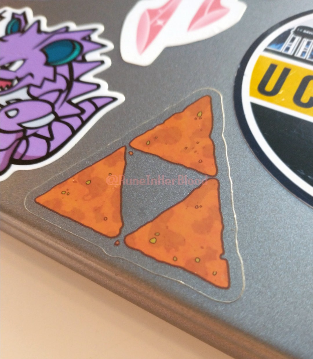 Dorito Triforce Sticker | BOTW TOTK Zelda Hyrule - Etsy