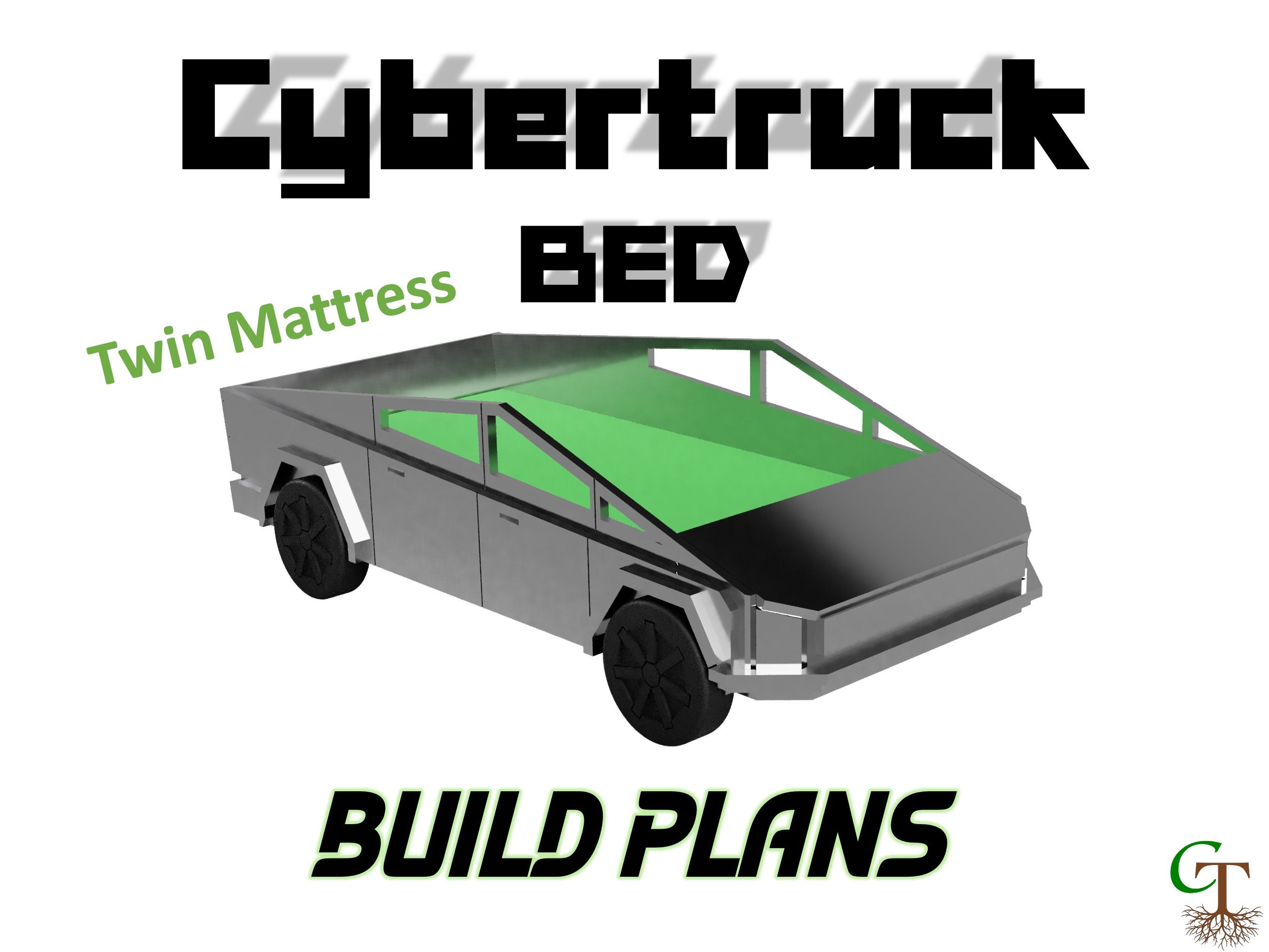 CYBERTRUCK Bed - Twin Size Plans - Etsy
