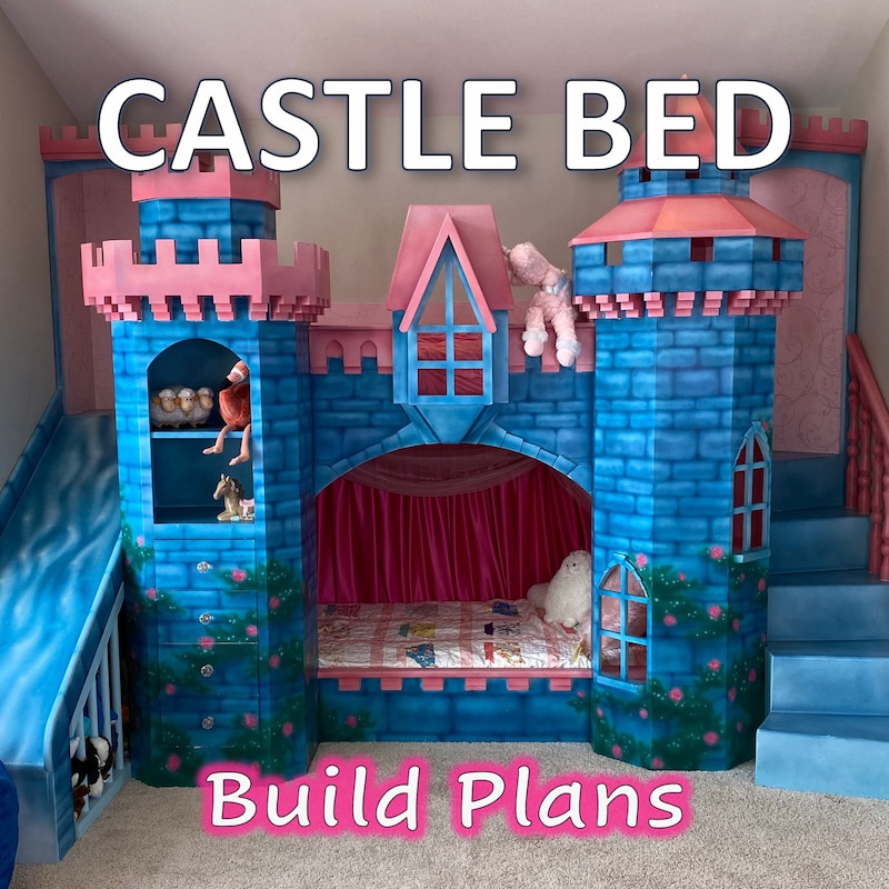 Castle Bed - Etsy