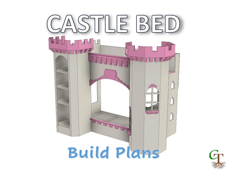 Castle Bed - Simple Version Digital Plans - Etsy