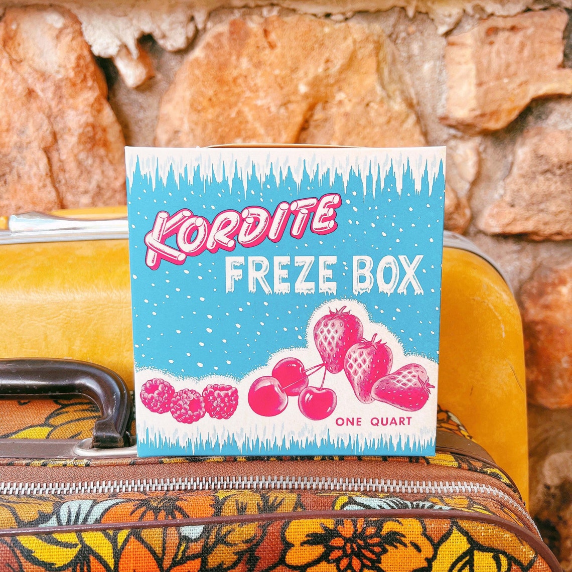 Vintage Kordite Freze Advertisement Box - Etsy