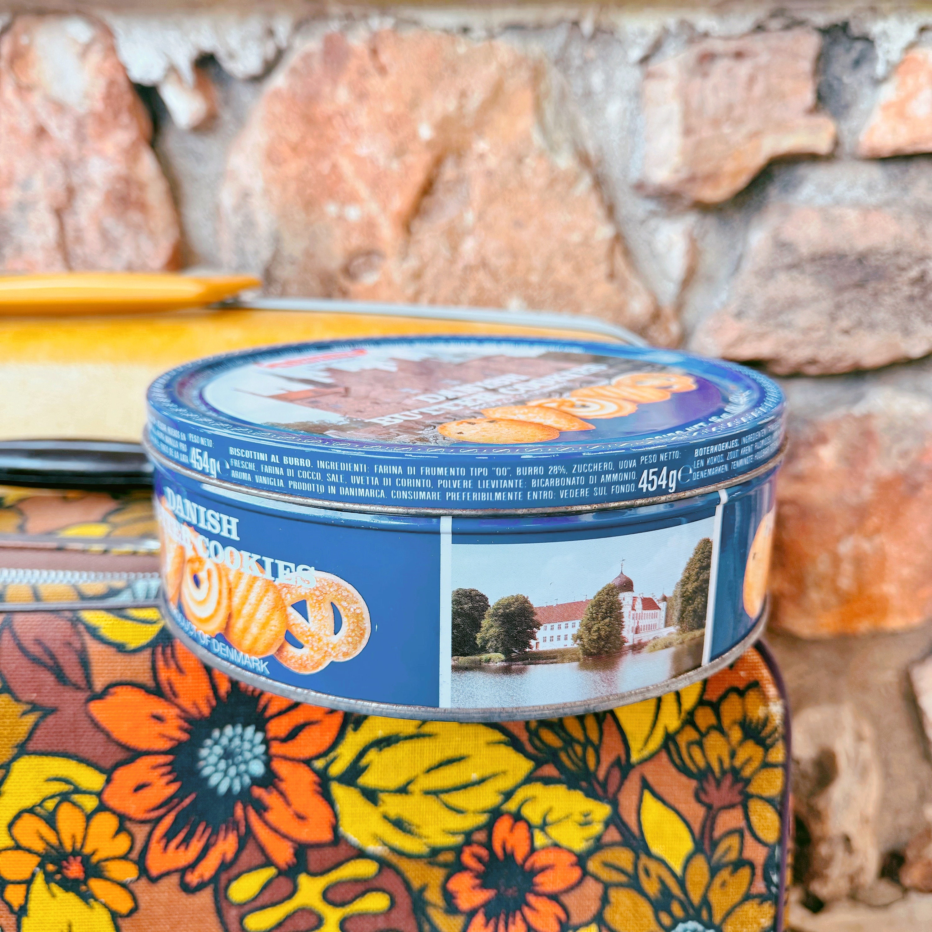 Vintage Danish Butter Cookie Metal Tin - Etsy