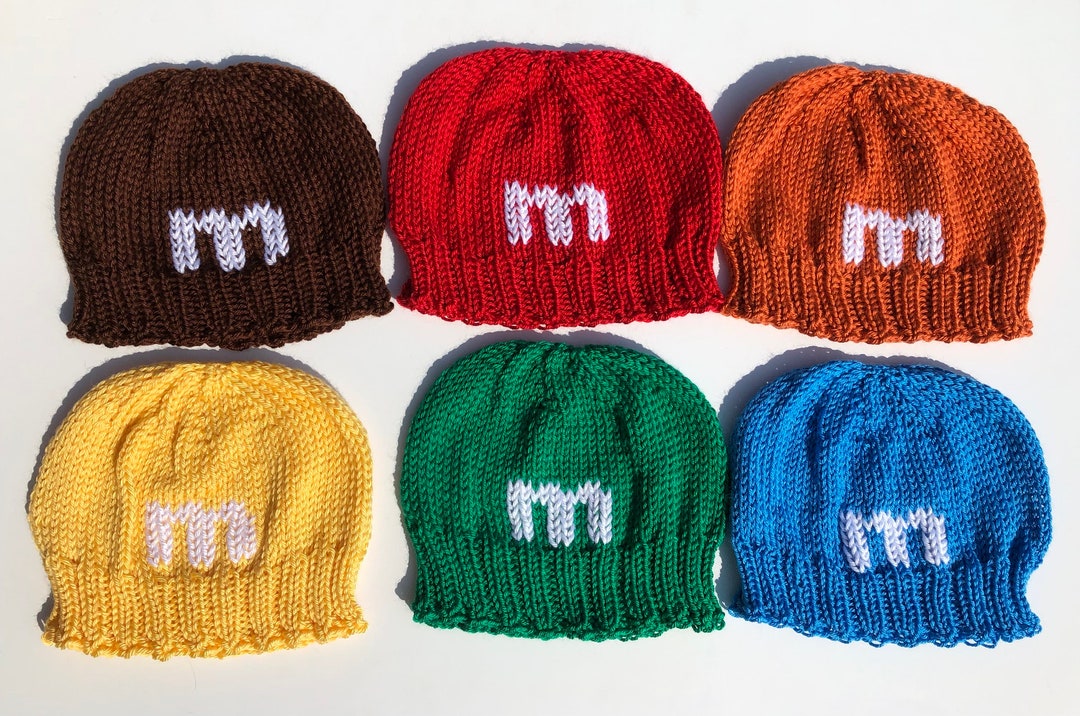M&M Beanie - Easy Fun Halloween Costume - Adult Size - Etsy