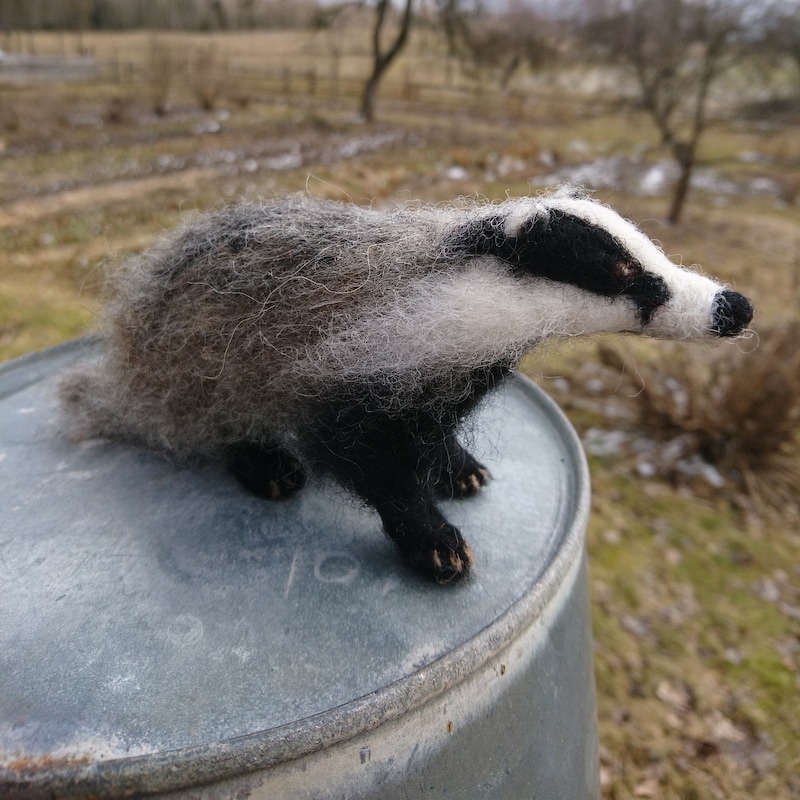 Felt Badger - Etsy