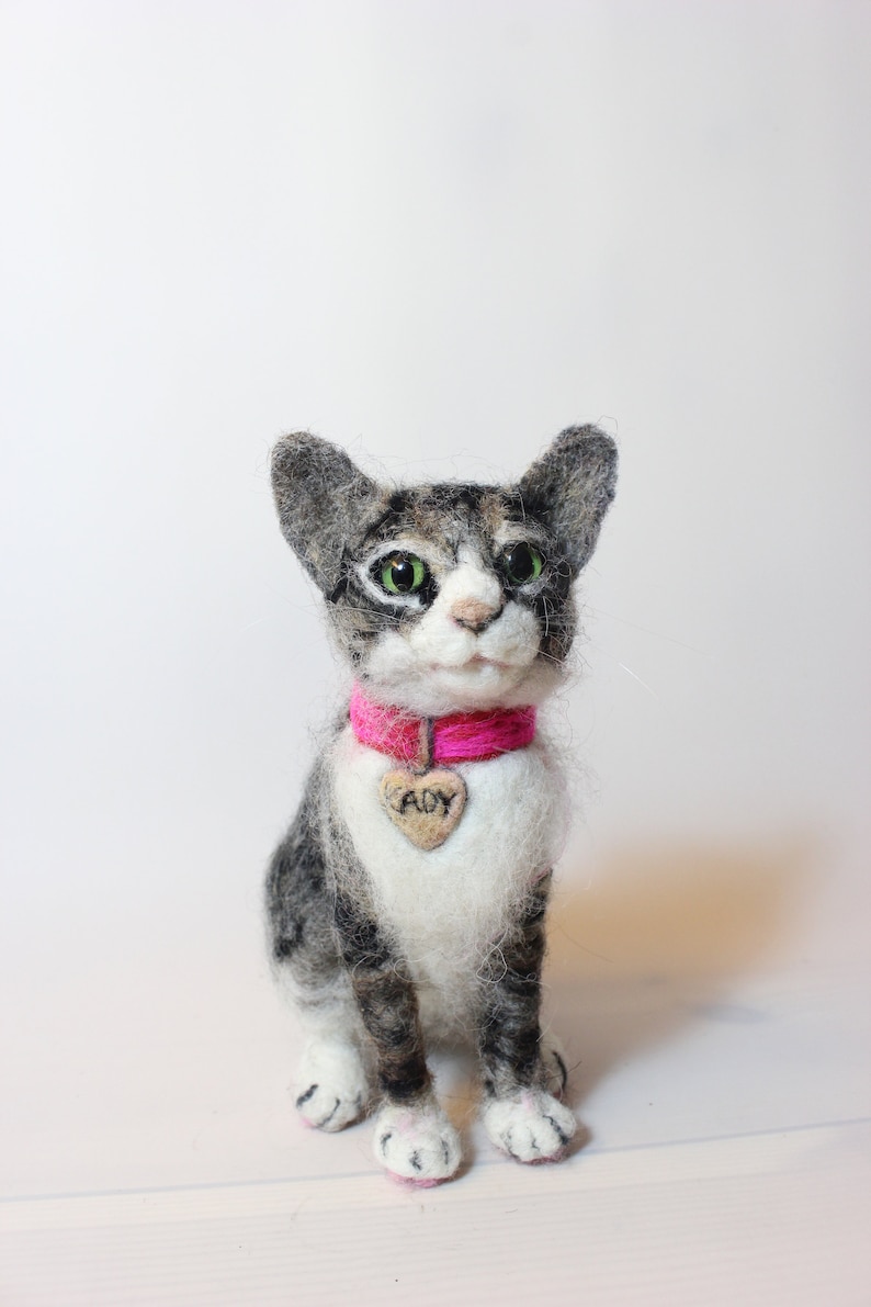 Felted Custom Cat, Custom Pet Portrait Sculpture, Replica, All Cats ...