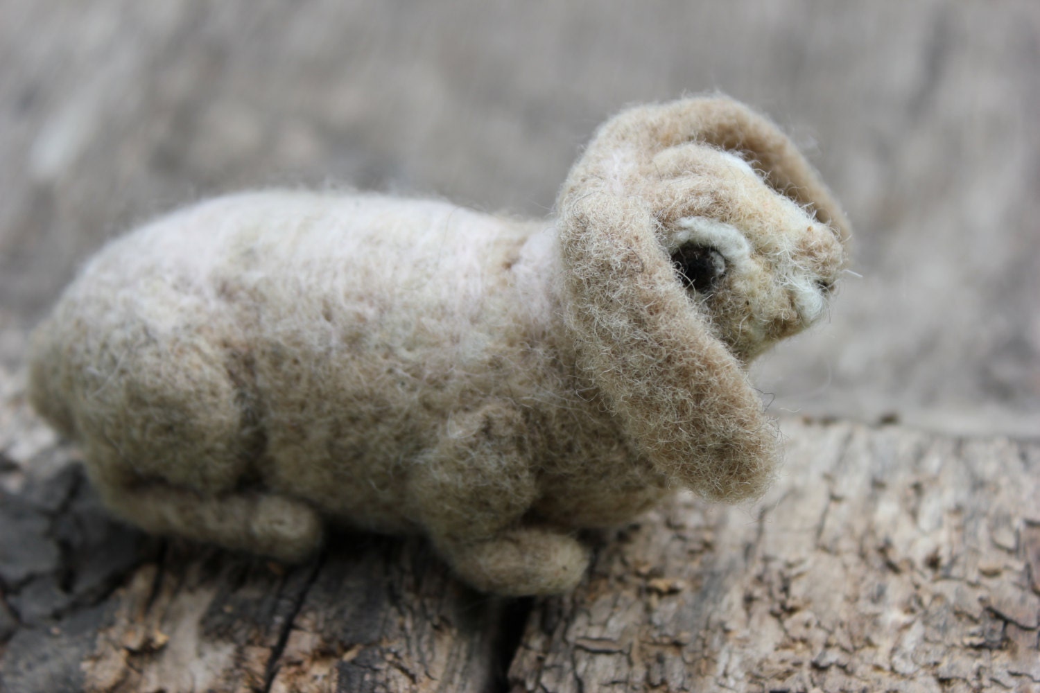 Needle Felted Rabbit or Bunny Felted Animal | Etsy