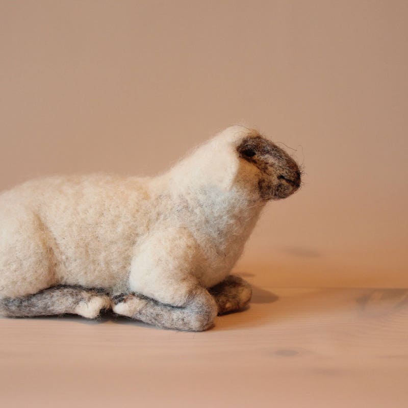 Needle Felted Sheep - Etsy