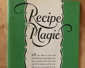 Magic cookbook | Etsy