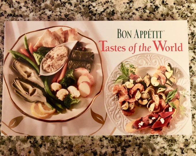 Vintage Cookbook: Bon Appetit Tastes of the World/ 1996 Conde Nast ...