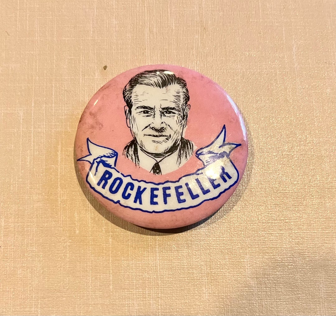 1968 Campaign Button Nelson Rockefeller - Etsy