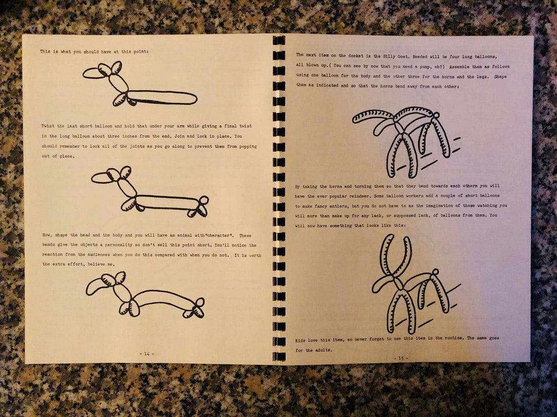 Vintage Magic Book: Bob's Balloon Book/ by Bob Follmer/ | Etsy