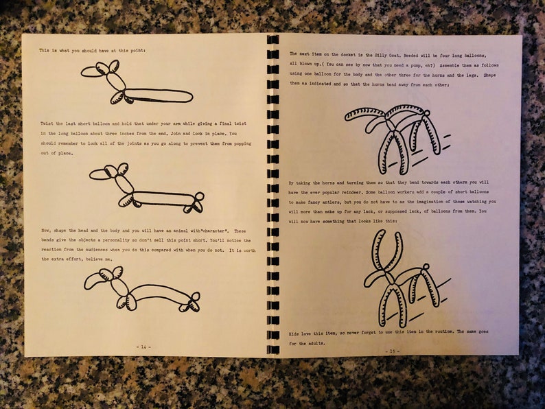 Vintage Magic Book: Bob's Balloon Book/ by Bob Follmer/ | Etsy