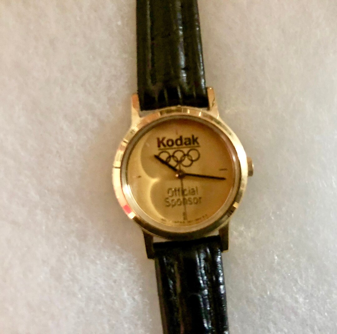 Vintage 1980's Kodak Olympics Woman's Watch/ Kodak Official Sponsor ...