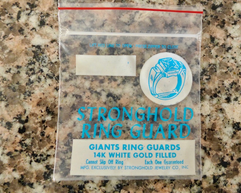 Vintage Stronghold Ring Guards/ "giants" Size White Gold Filled ...
