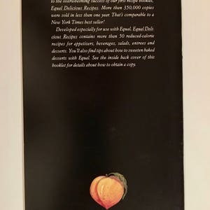 Vintage Cookbook: Equal Fruitful Delites/ Nutrasweet Recipes 1984 ...