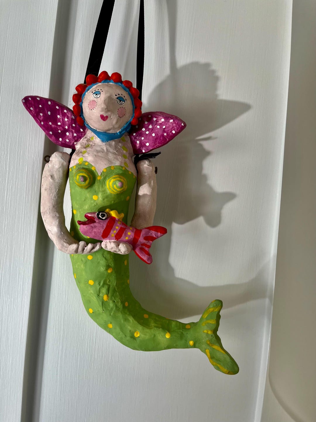 Vintage Judie Bomberger Mermaid Sculpture/ 2003 Mia/ Artist Judie ...