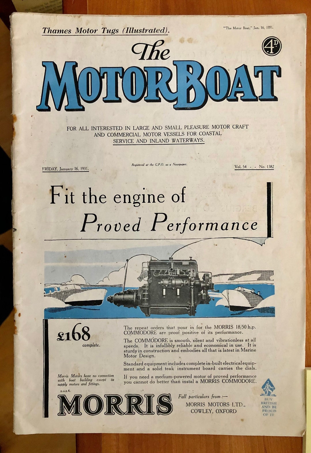 Vintage Boating Magazine: the Motor Boat/ Published in London January ...
