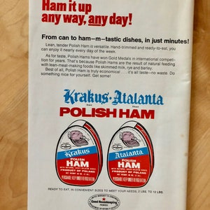 Vintage 1973 Cooking Pamphlet/ Polish Ham: Quick 'N Easy Recipes by ...