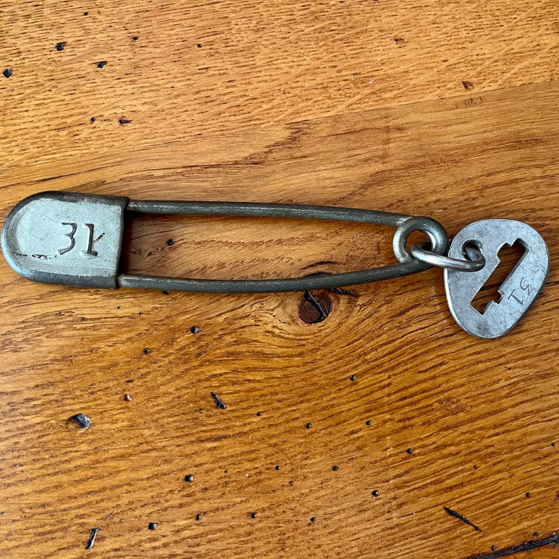 Vintage Safety Pin - Etsy