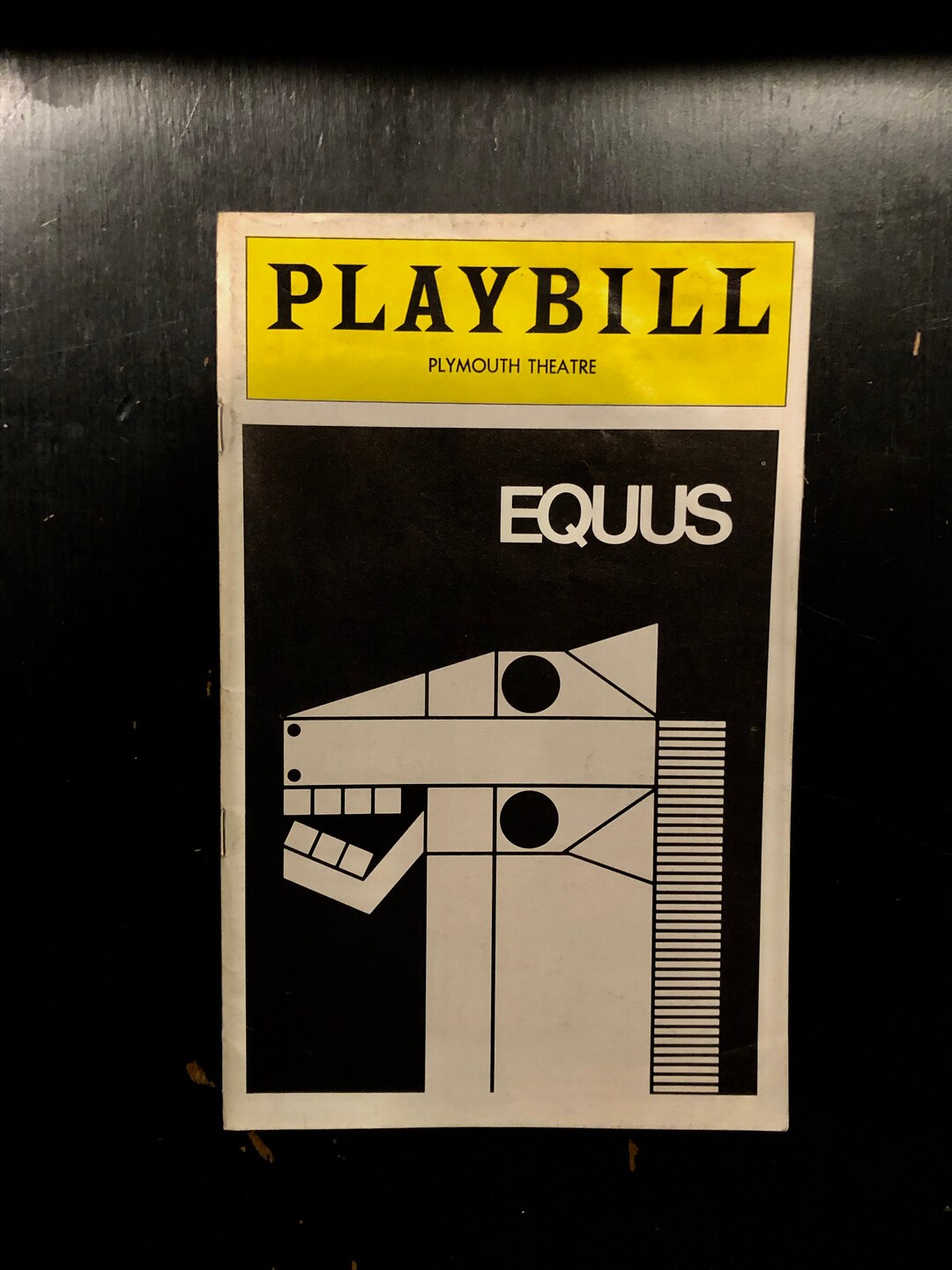 Playbill equus/plymouth Theatre/ Original Broadway Cast 1975/ Anthony ...