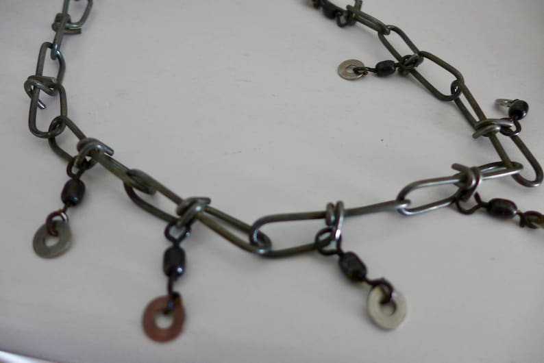 Vintage Hardware Necklace / Industrial Hardware Necklace / | Etsy