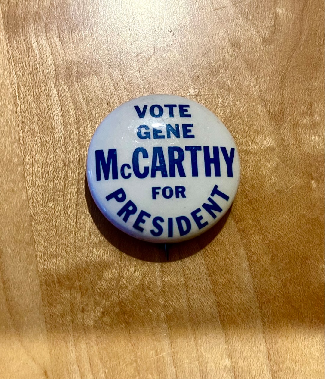 Vintage 1968 Mccarthy Campaign Button/ "vote Gene Mccarthy for ...