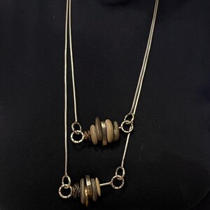 Vintage Terri Logan Necklace/ Over the Head Long Necklace/ Terri Logan ...