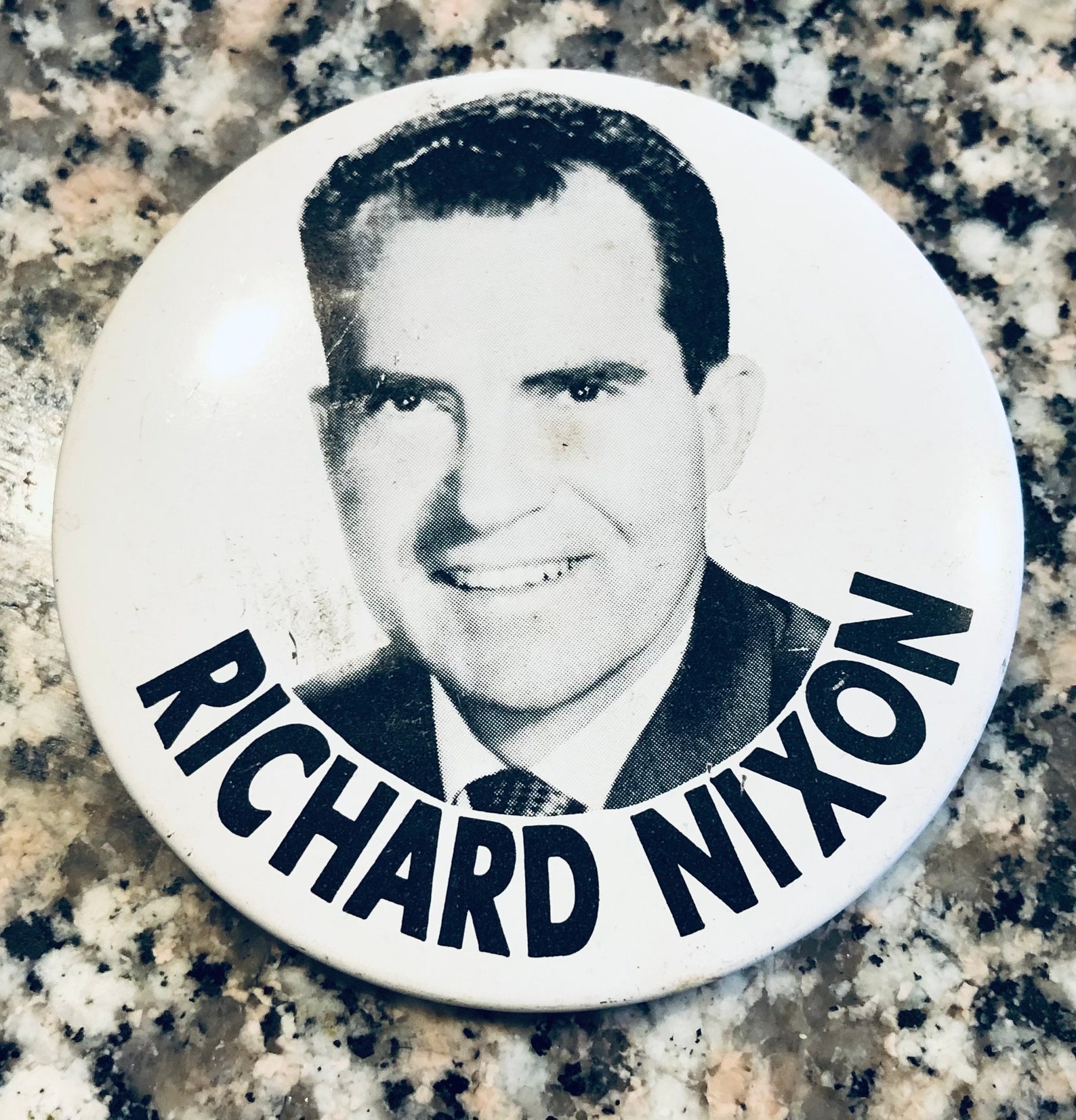 Vintage 1968 Nixon Campaign Button/ richard Nixon/ - Etsy
