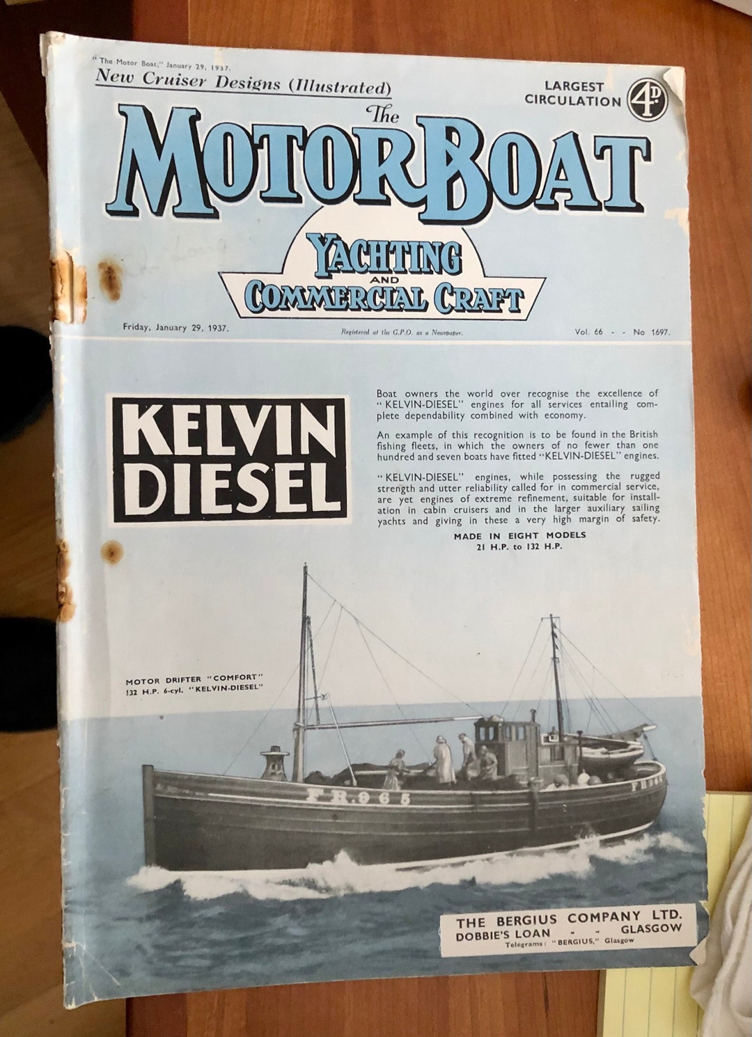 Vintage Boating Magazine: the Motor Boat Yachting and Commercial Craft ...