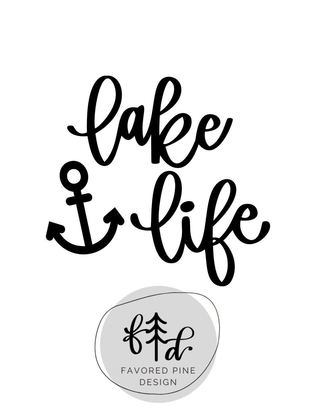 Lake Life Cut-file - Etsy