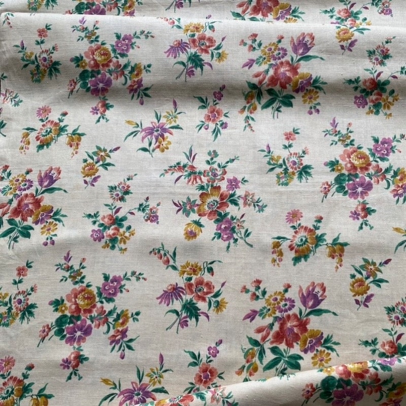Vintage Linens Fabrics - Etsy UK