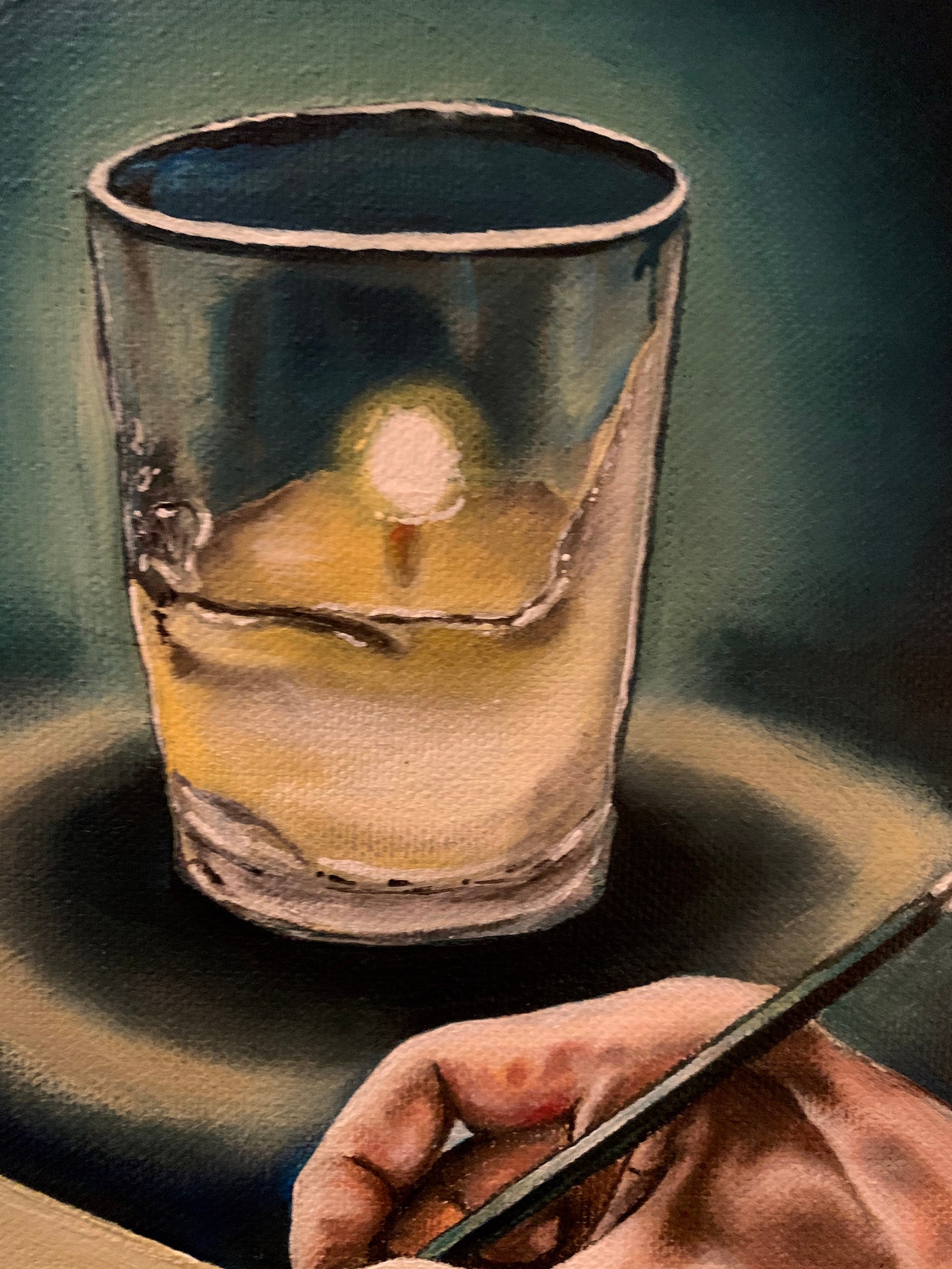 The Writer Fine Art Print, Writer Art Print, Writing Painting, Candle ...