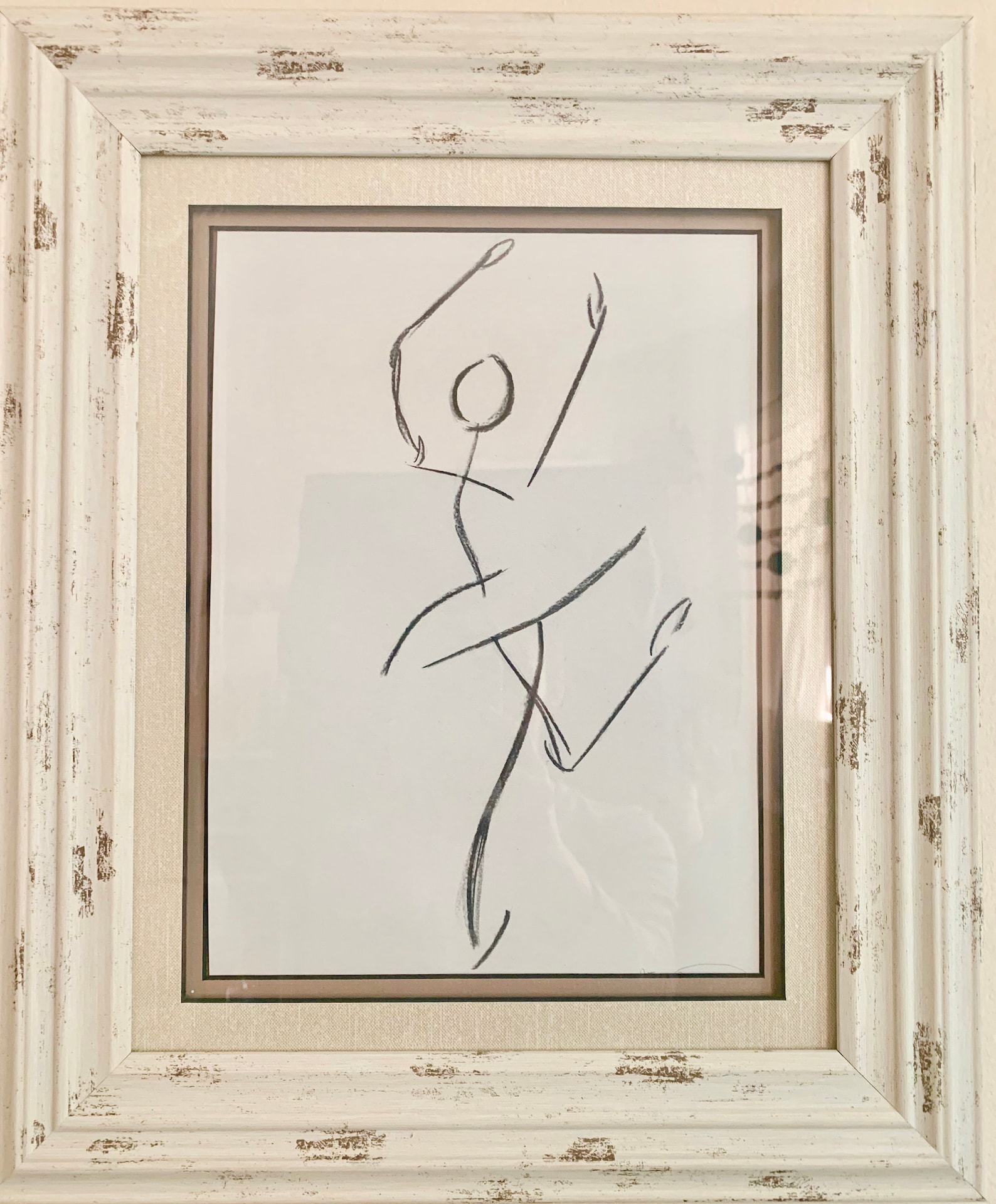 Jumping Dancer Original Drawing Ballet Charcoal Sketch - Etsy