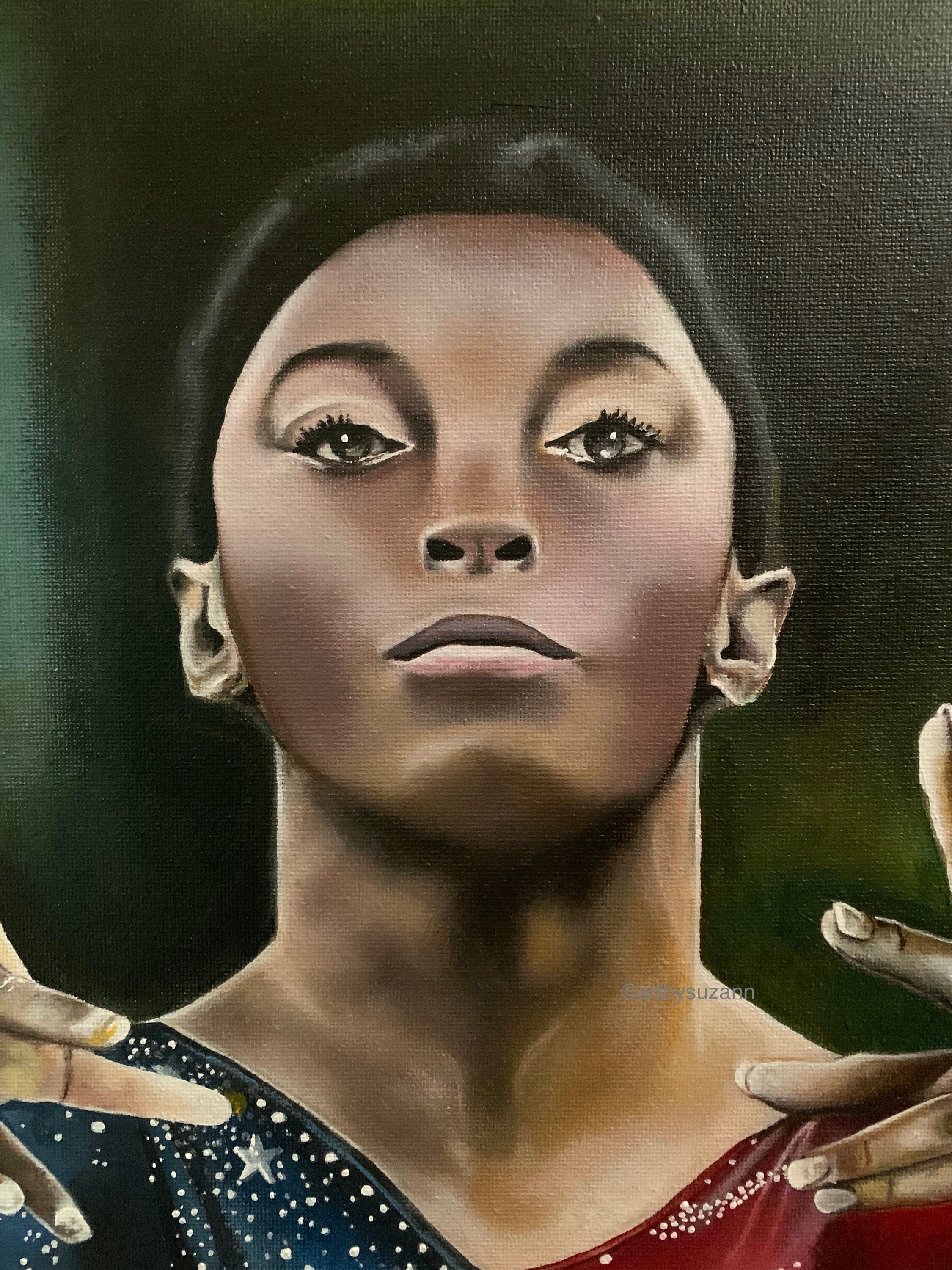 Simone Biles Fine Art Print USA Gymnastics Print Olympics - Etsy