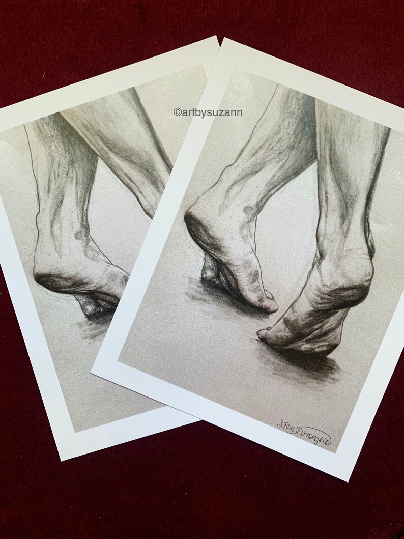 Dancing Feet Art Print Figure Drawing Art Print Dancer Art Gallery Wall ...