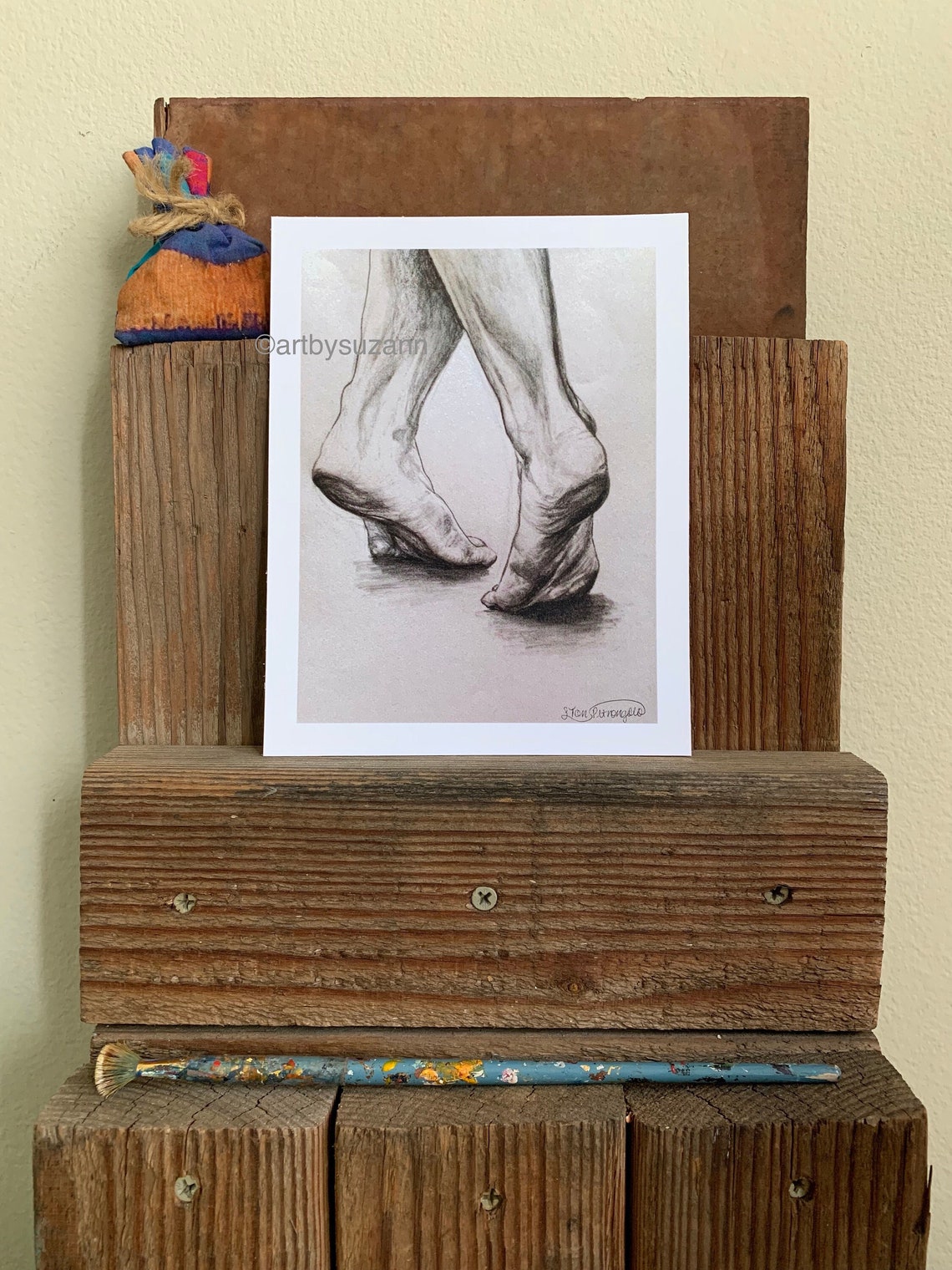 Dancing Feet Art Print Figure Drawing Art Print Dancer Art - Etsy
