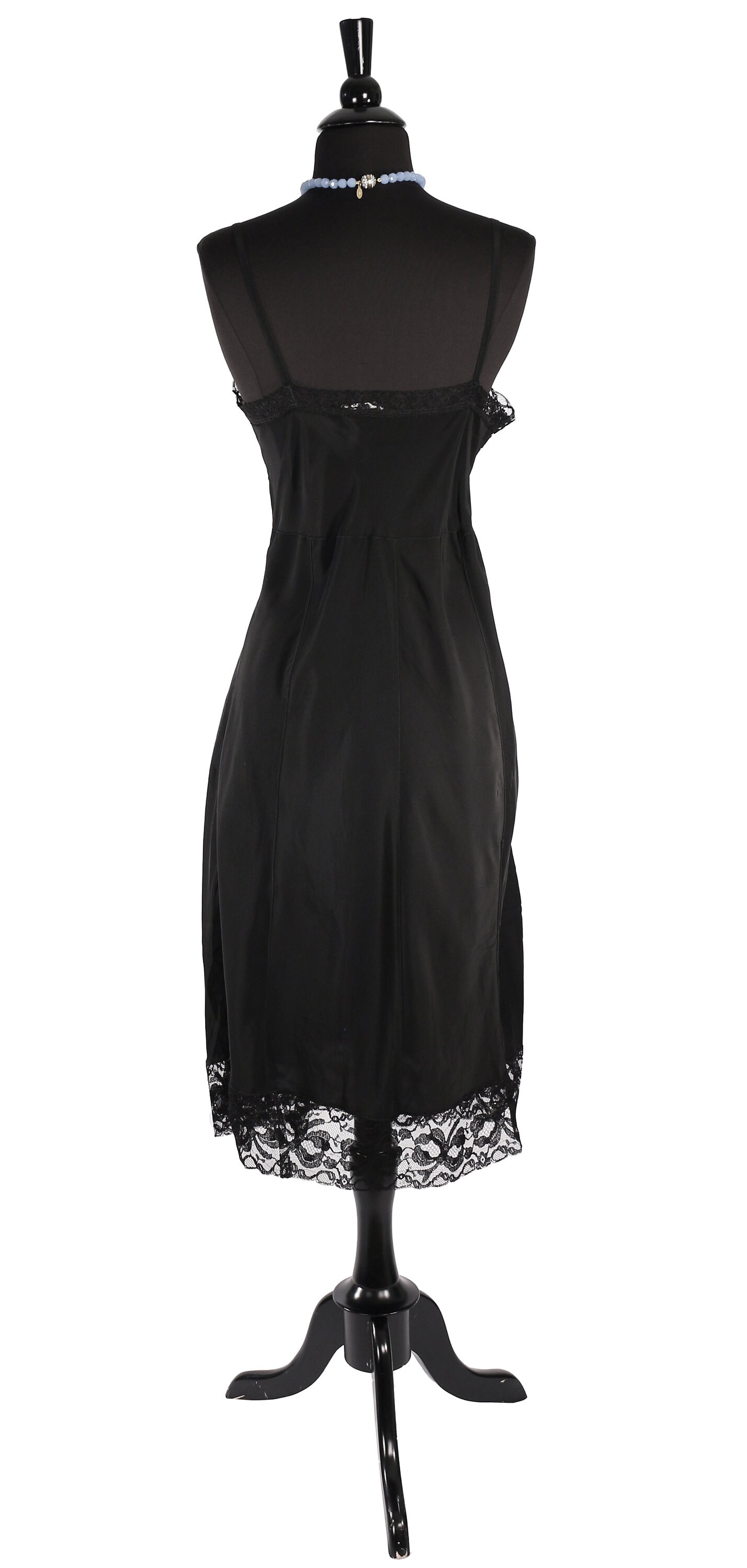 1940's Black Vintage Full Slip Bias Cut Rayon Sheer - Etsy