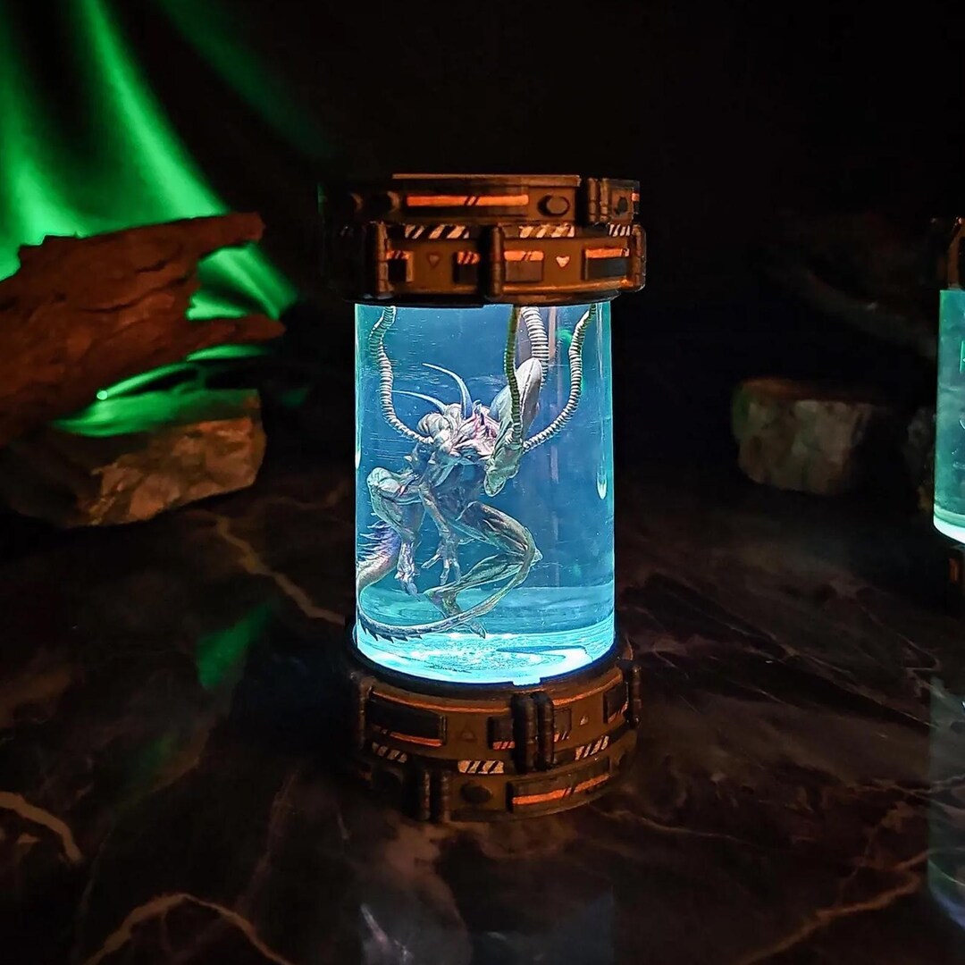 Xe.no.mor/ph Healing Chamber Incubator, Ali.en Space Monster Epoxy ...