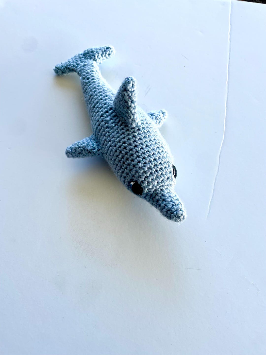 Crochet Dolphin, Dolphin Amigurumi, Dolphin Plush, Dolphin Toy, Knit ...
