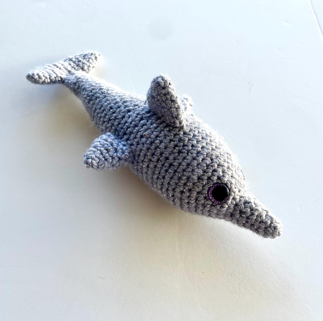Crochet Dolphin, Dolphin Amigurumi, Dolphin Plush, Dolphin Toy, Knit ...
